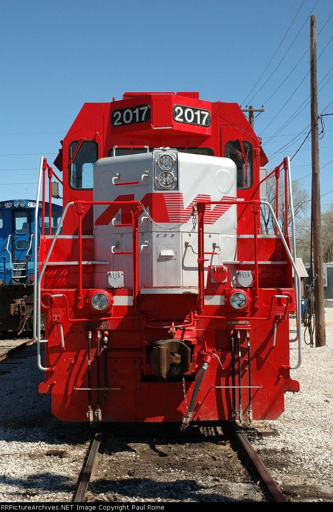 MWLX 2017 working on Kansas City Terminal, at Mill Street Yard